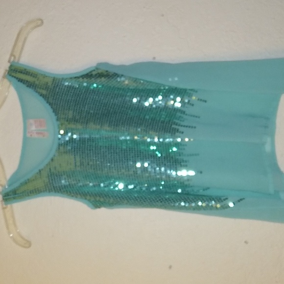 Japna Kids | Shirts & Tops | Turquiose Japna Kids Sequin Tank | Poshmark